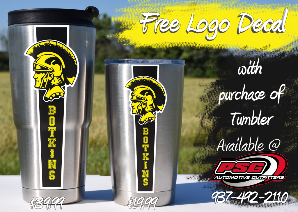 Botkins Trojans. Decal Tumblers. PSG Automotive - PSG Automotive ...